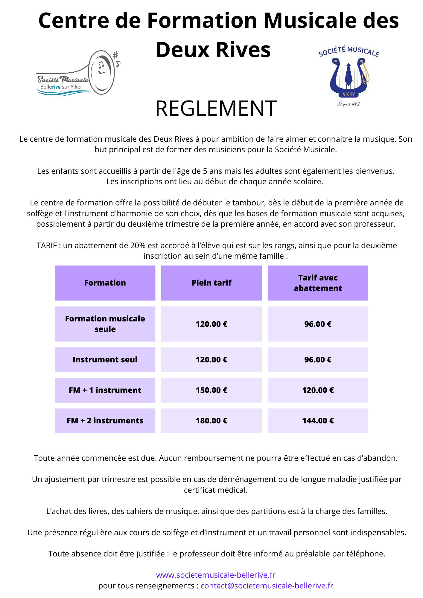 Société Musicale de Bellerive sur Allier